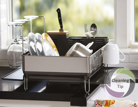How to Clean a Dish Rack | Maids By Trade